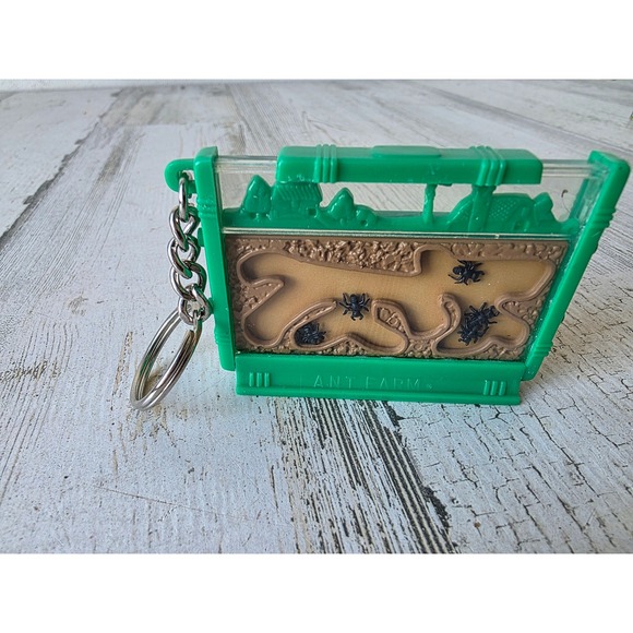 Toys | Vintage Mini Ant Farm Keychain Game Basic Fun Interactive Funny ...